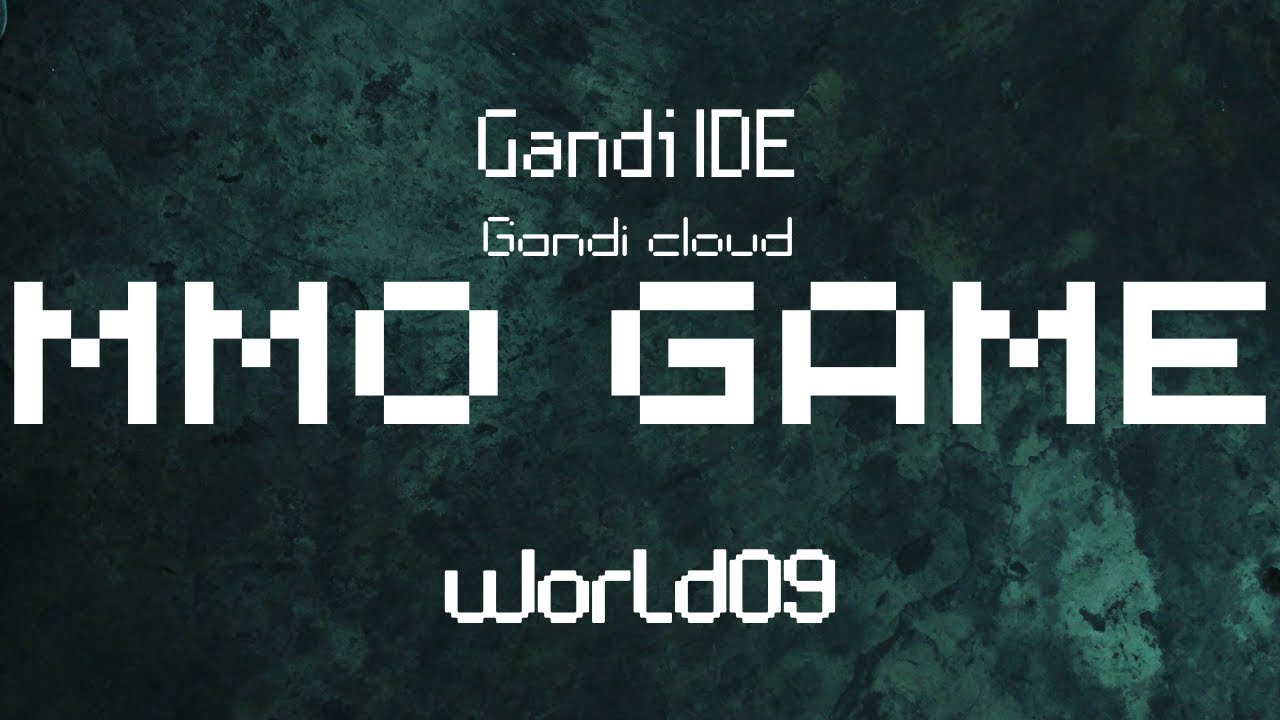 Gandi IDE - MMO game - online and offline - YouTube