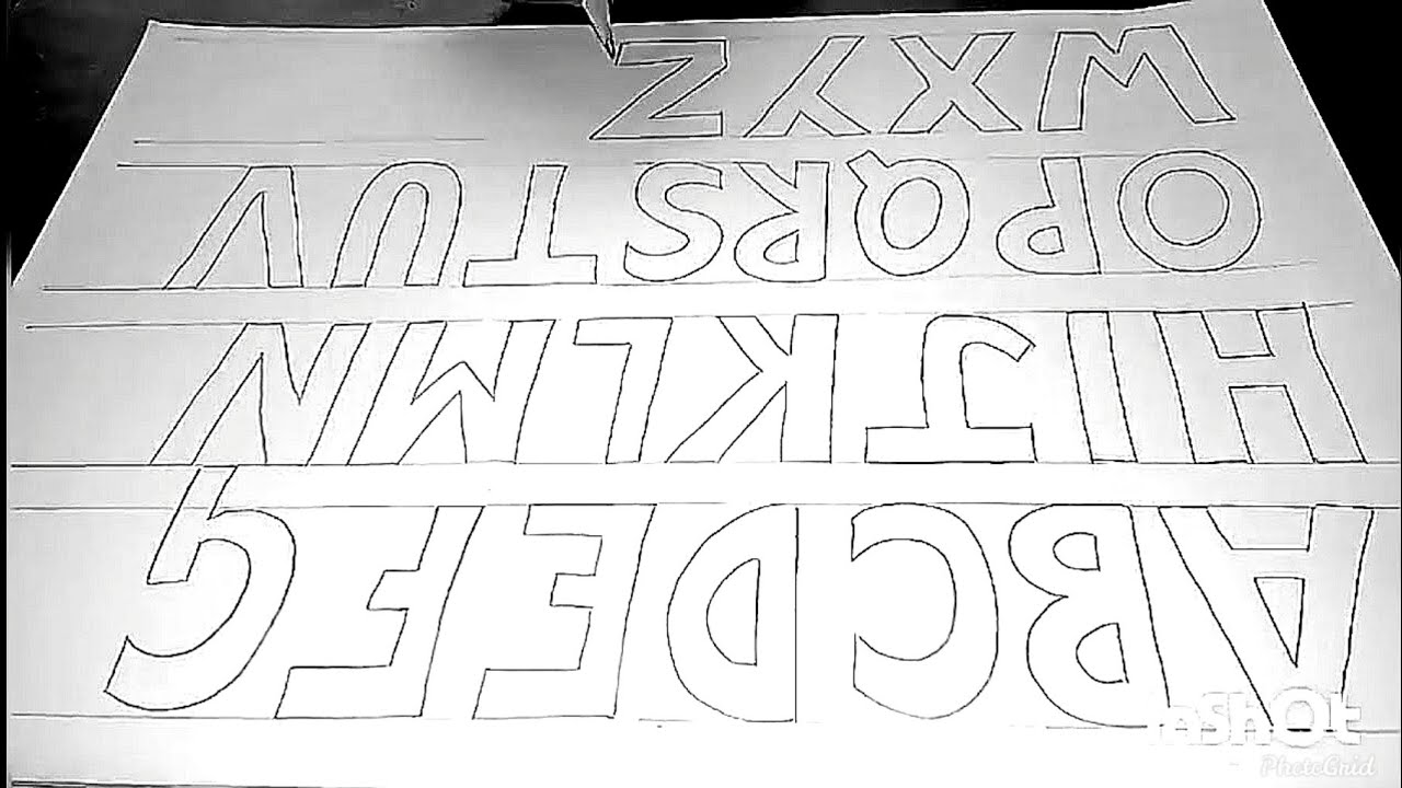 Basic Alphabet Writing in 2D...Aditya Vikram Pachisia - YouTube