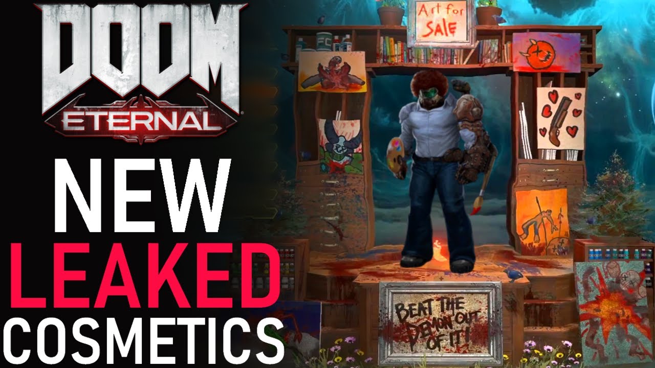 Doom Eternal - Bob Ross Slayer, Zombie Marauder, And MORE (Leaked Skins ...