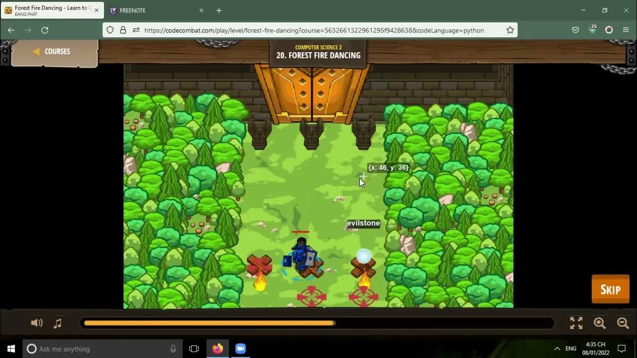 Computer Science 2 coding python (Forest Fire Dancing) - YouTube