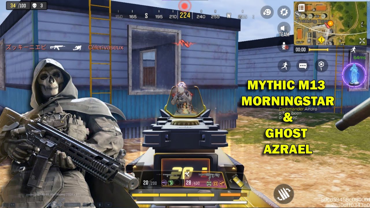 NEW MYTHIC M13 MORNINGSTAR AND GHOST AZRAEL GAMEPLAY | CALL OF DUTY ...