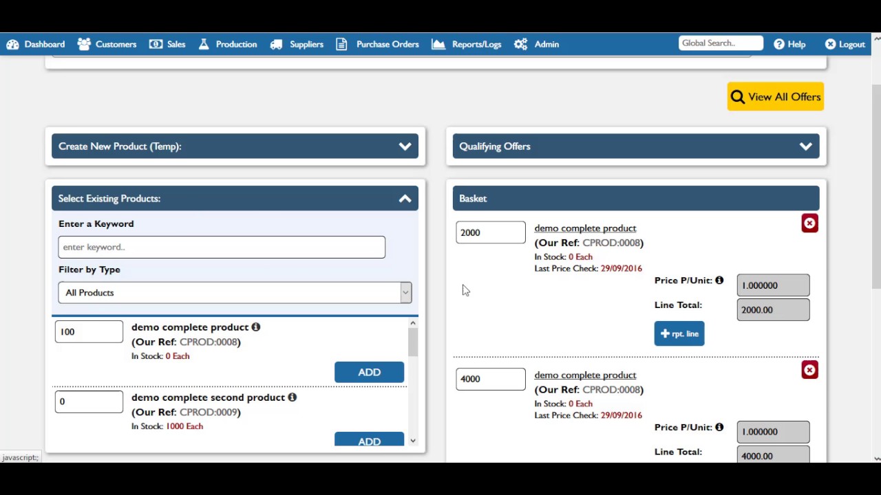 Receta | Adding/Editing a Quotation - YouTube