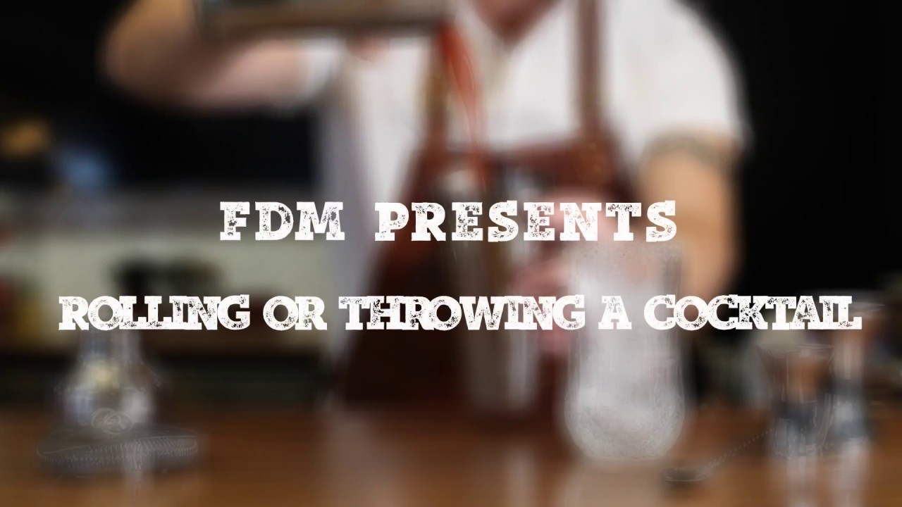 How To Roll or Throw A Cocktail| Fine Drinks Movement - YouTube