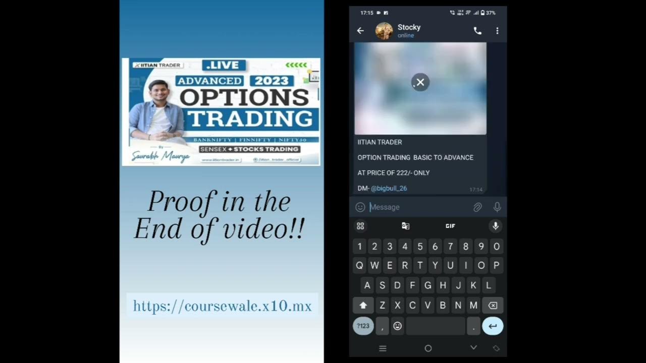 complete basic to advanced options trading course by iitian trader leaked 2024 - YouTube