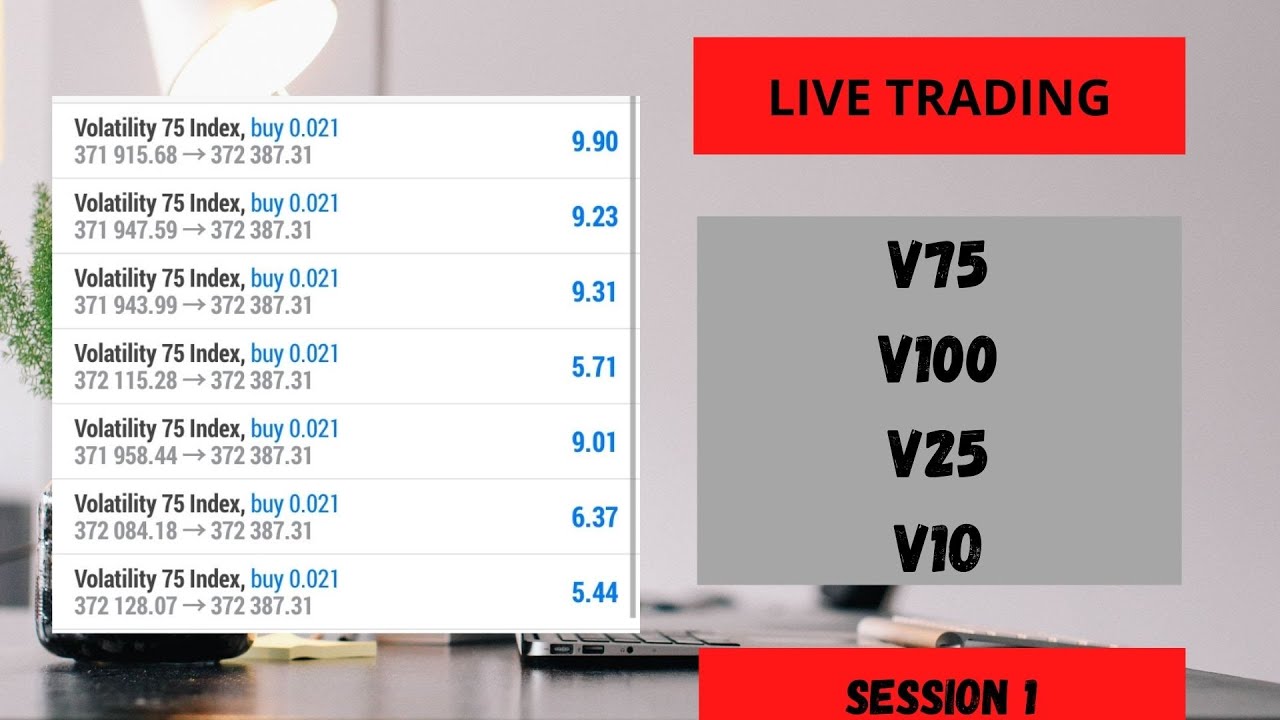 LIVE TRADING🔴 VOLATILITY INDICES(V75) SESSION 1 - YouTube