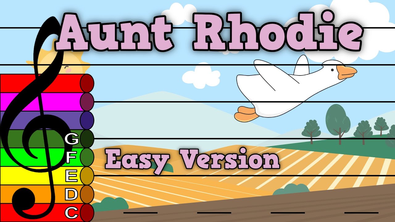 Go Tell Aunt Rhodie (Easy Version) - Treble Clef Boomwhacker Play Along ...