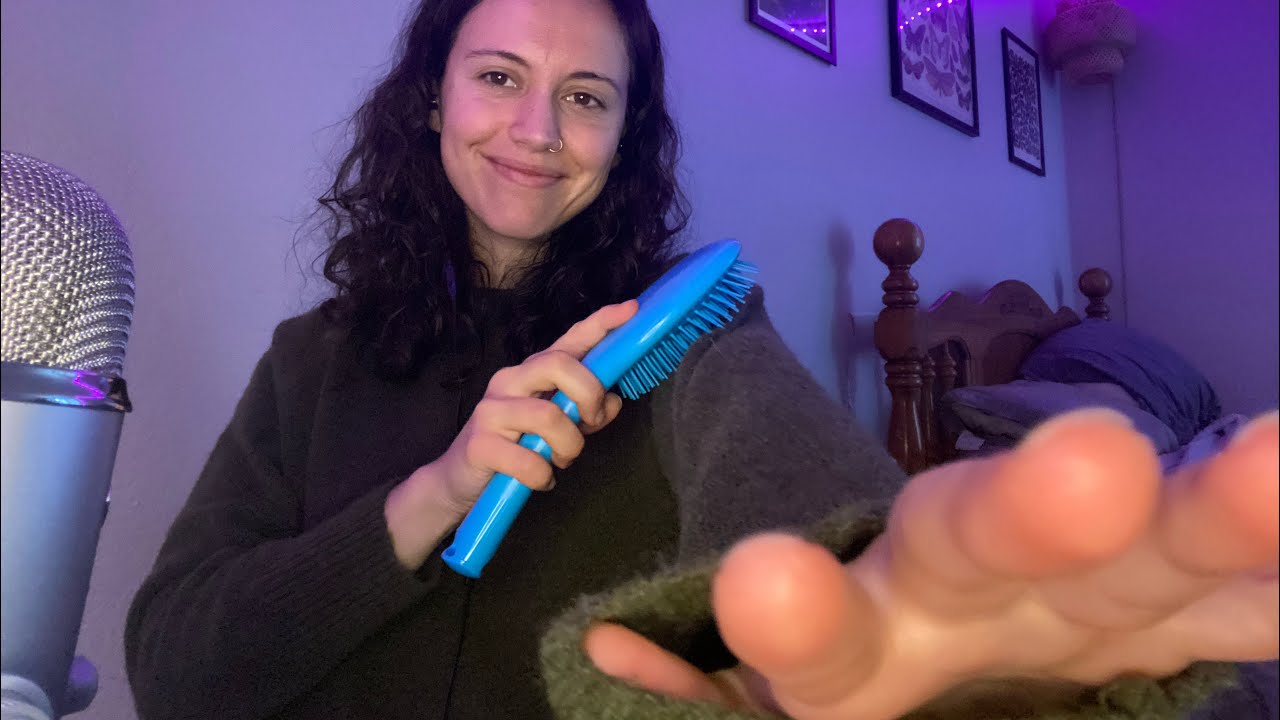 ASMR Fast & Aggressive Fabric Scratching + Combing 🥰 Deeply Satisfying - YouTube