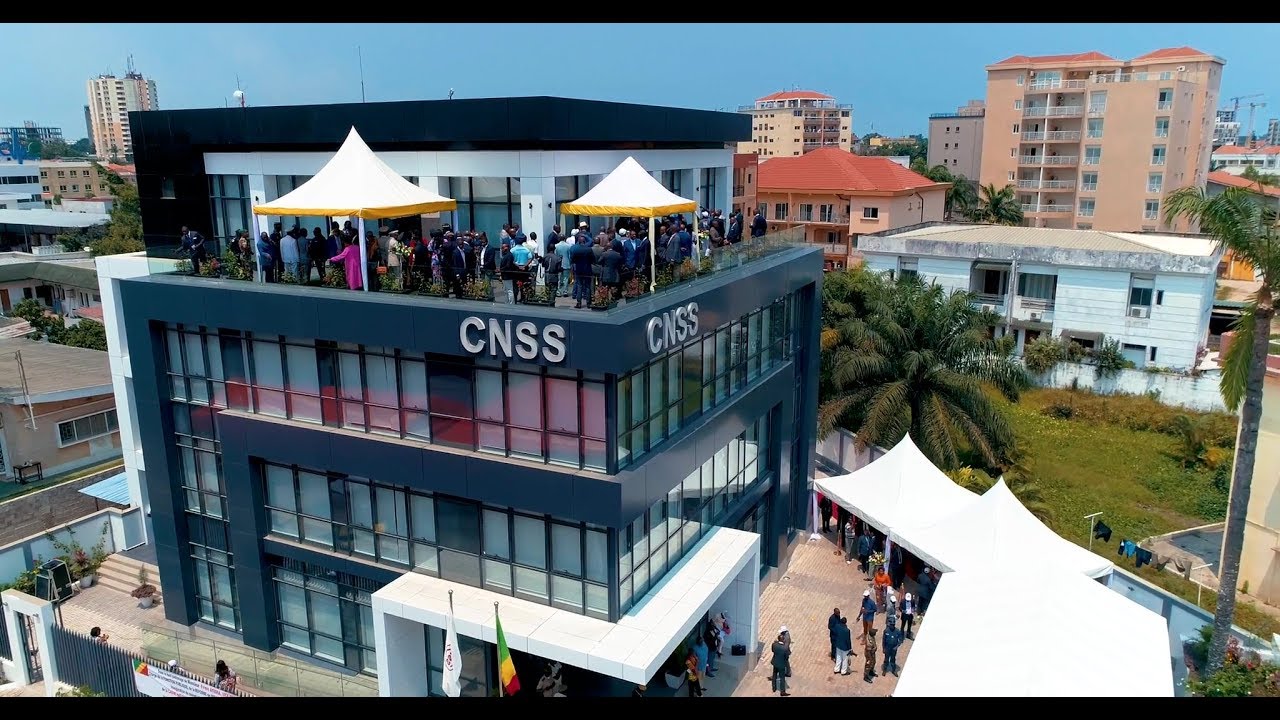 Vue Aérienne Du Nouveau Bâtiment CNSS | République du Congo – Afrique ...