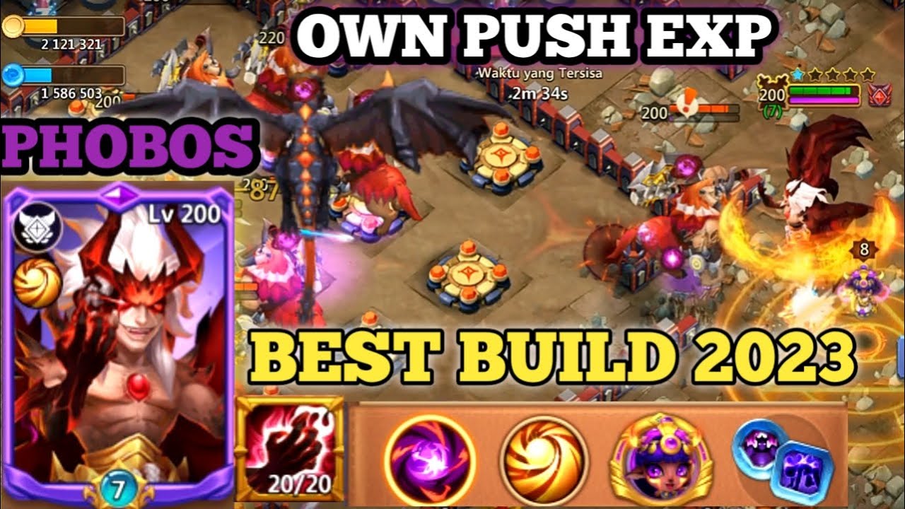 PHOBOS BEST BUILD 2023 🔥 | CASTLE CLASH - YouTube