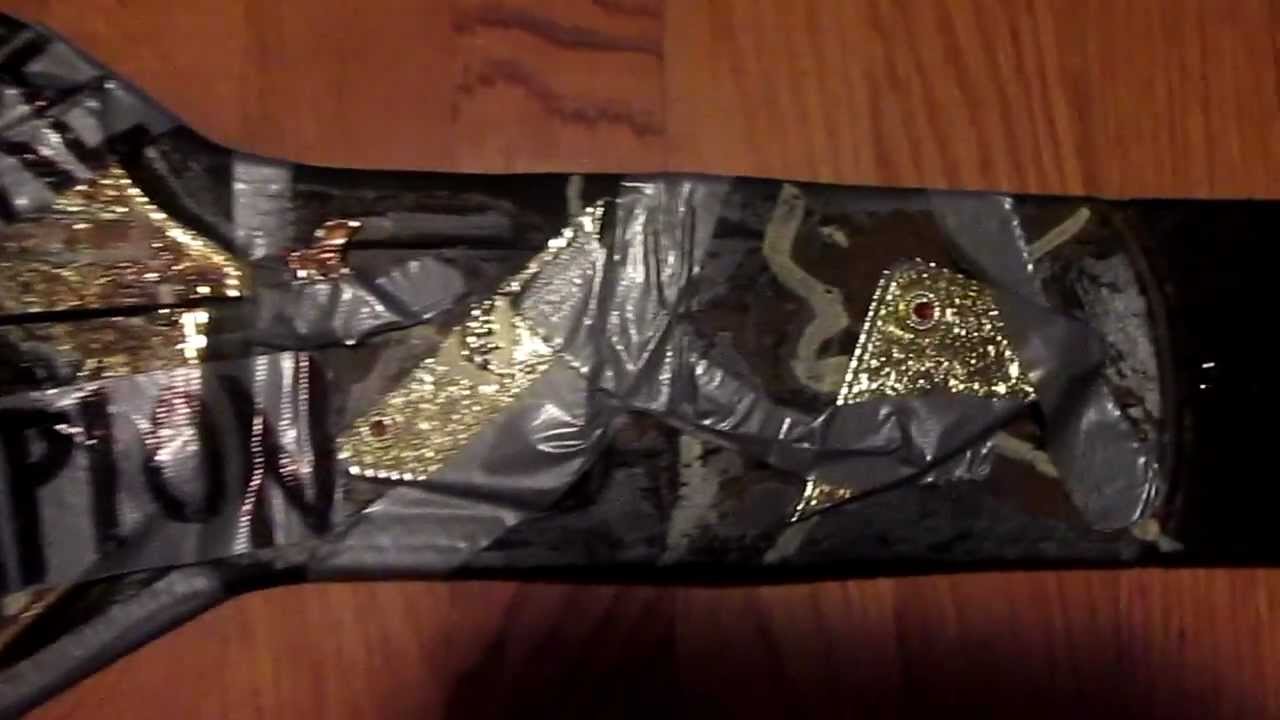 Homemade WWE Hardcore Championship - YouTube