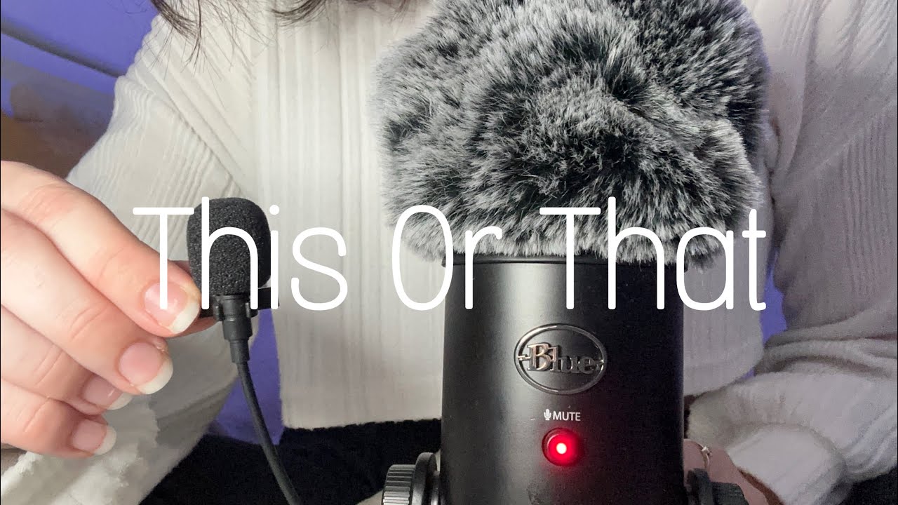 [ASMR] Blue Yeti vs Mini Mic 🎙️ - YouTube