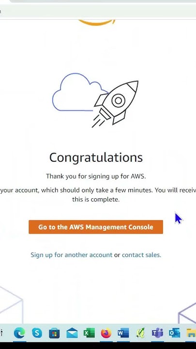AWS Training: How to create Amazon free tier AWS account -Part 6 #shorts - YouTube