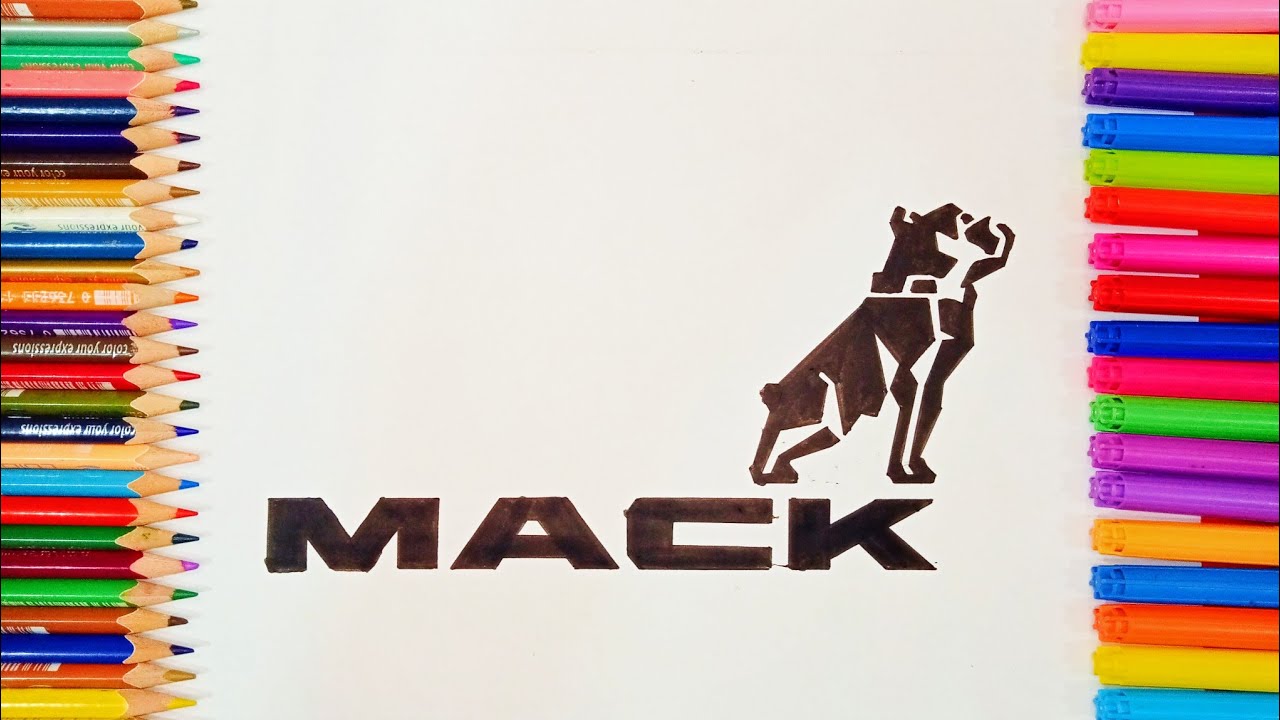 How To Draw The 🤩"MACK"😍 LOGO 🔥#like #share #subscribe 💯 - YouTube