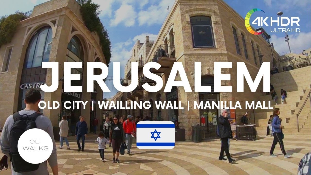 JERUSALEM 🇮🇱 | RELAX WALKING IN THE HOLIEST PLACE IN THE WORLD 4K - YouTube