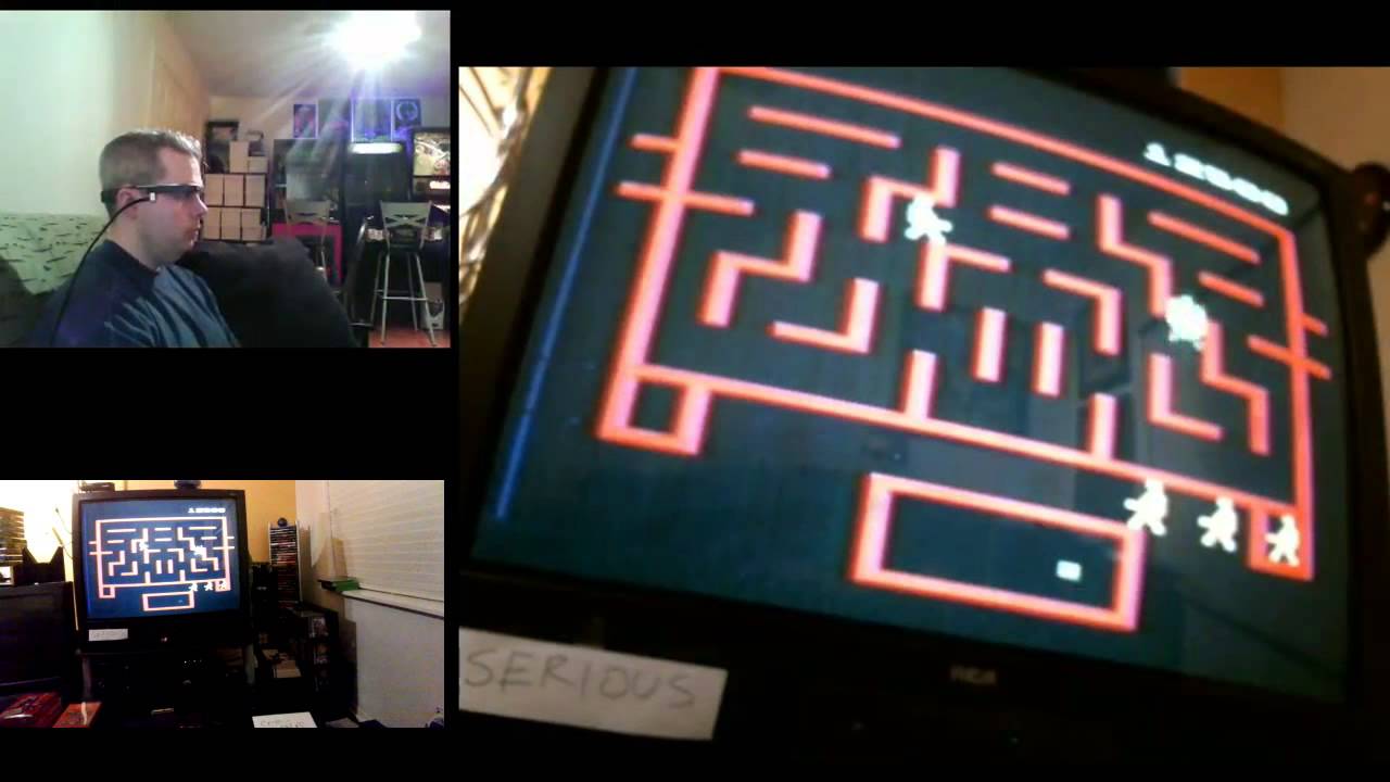 Atari 2600 Wizard of Wor Game 1A 21,600 points for highscore.com - YouTube