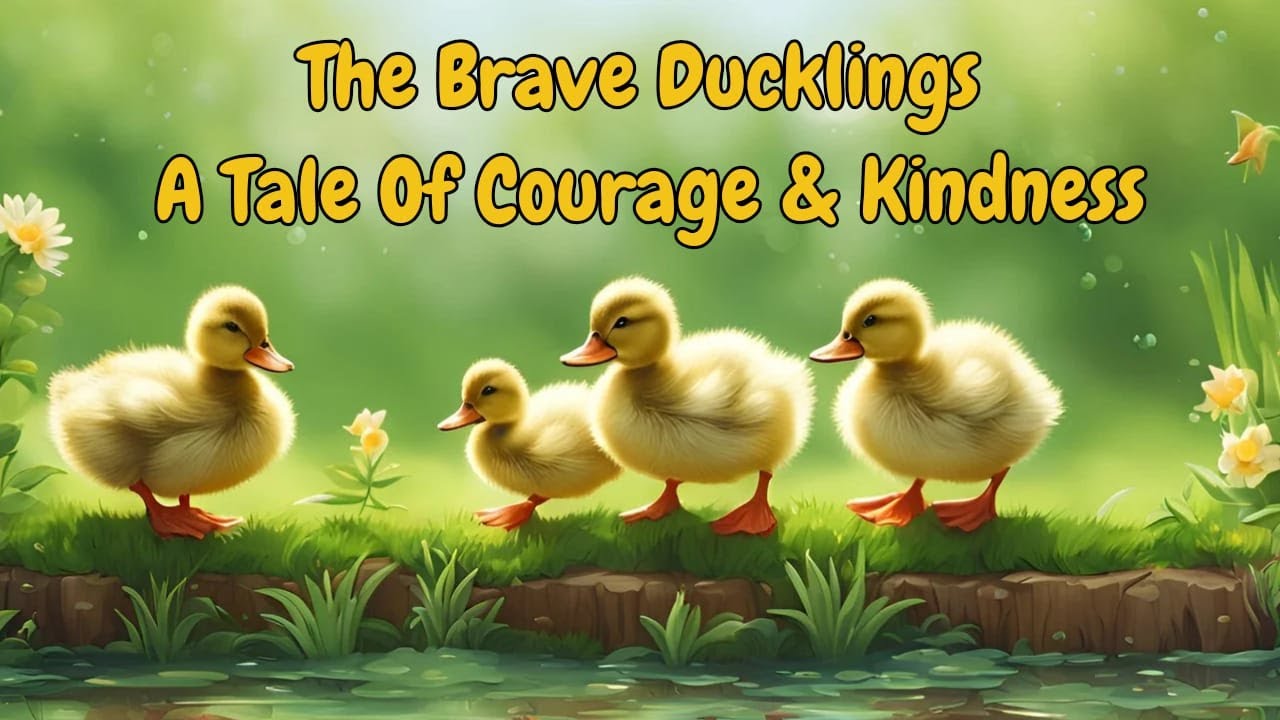The Brave Ducklings | Kindness Story for Kids | Moral Story | Bedtime ...