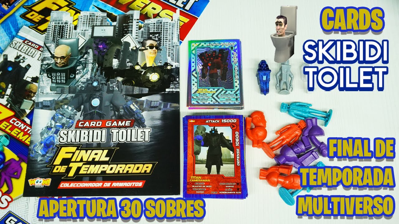 CARDS Skibidi Toilet Multiverse 'Final de Temporada' de Woow Stickers ...