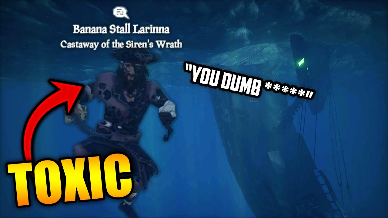 Sinking A Toxic Open Mic Crew - Sea of Thieves - YouTube