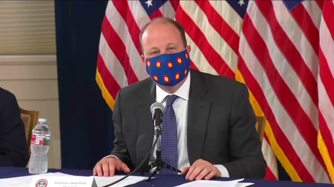 Gov. Jared Polis issues statewide mask mandate for Colorado - YouTube