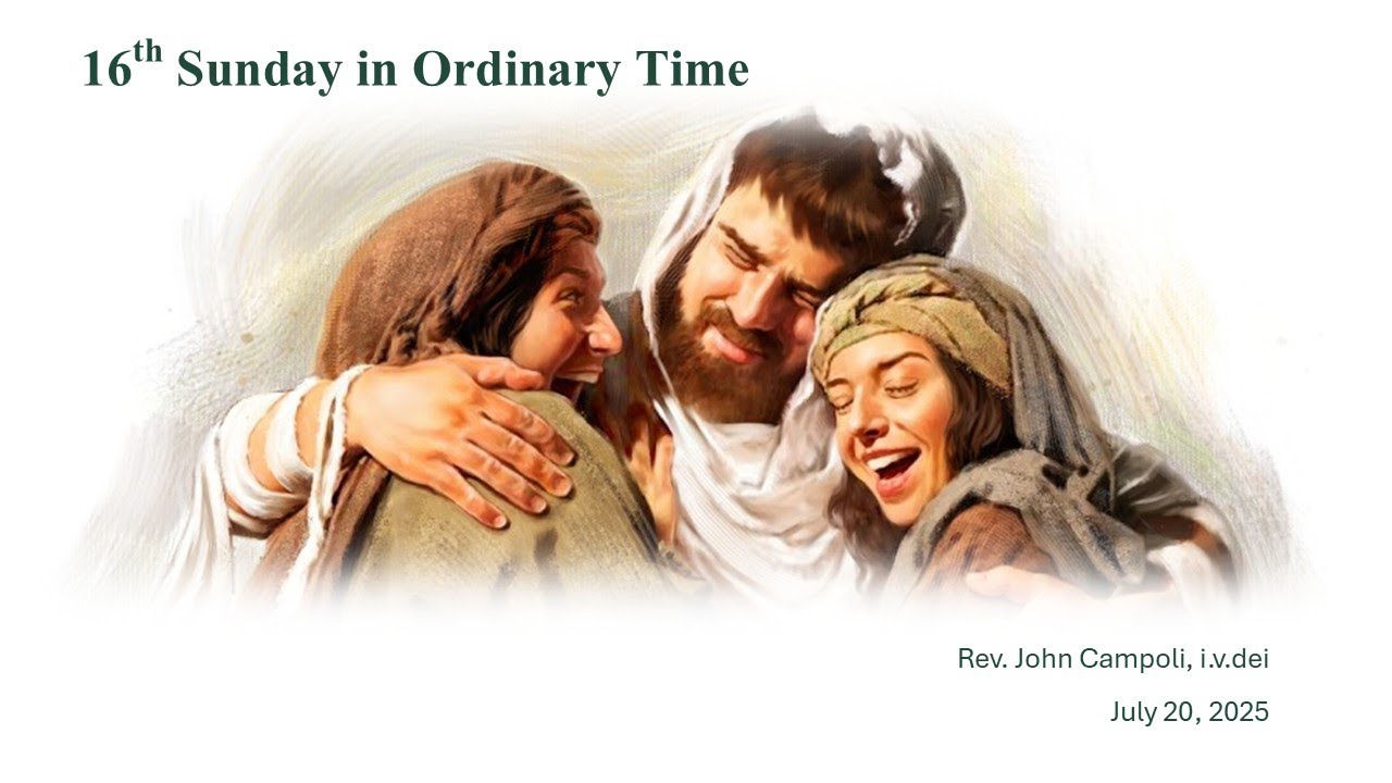 Mass for the 16th Sunday in Ordinary Time - YouTube