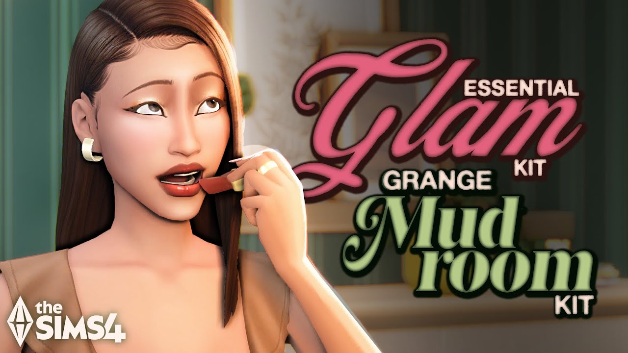 THE NEW CREATOR KITS ARE TRULY ESSENTIAL 🙂‍↕️ | The Sims 4 Essential Glam & Grange Mudroom Kits ...