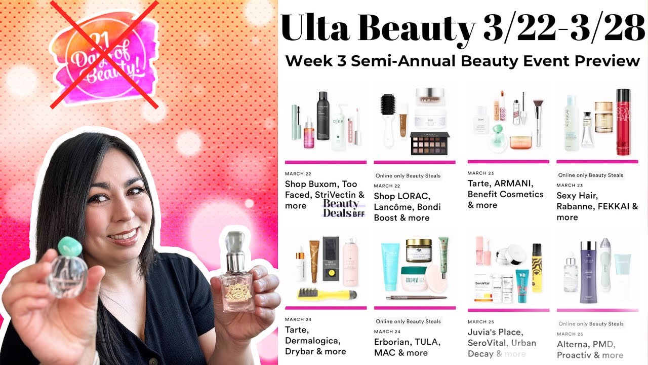 ULTA SEMI ANNUAL BEAUTY EVENT| ULTA DEALS WEEK THREE - YouTube
