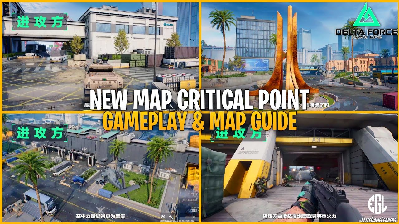 NEW MAP CRITICAL POINT GAMEPLAY & GUIDE | DELTA FORCE HAWK OPS MOBILE ...