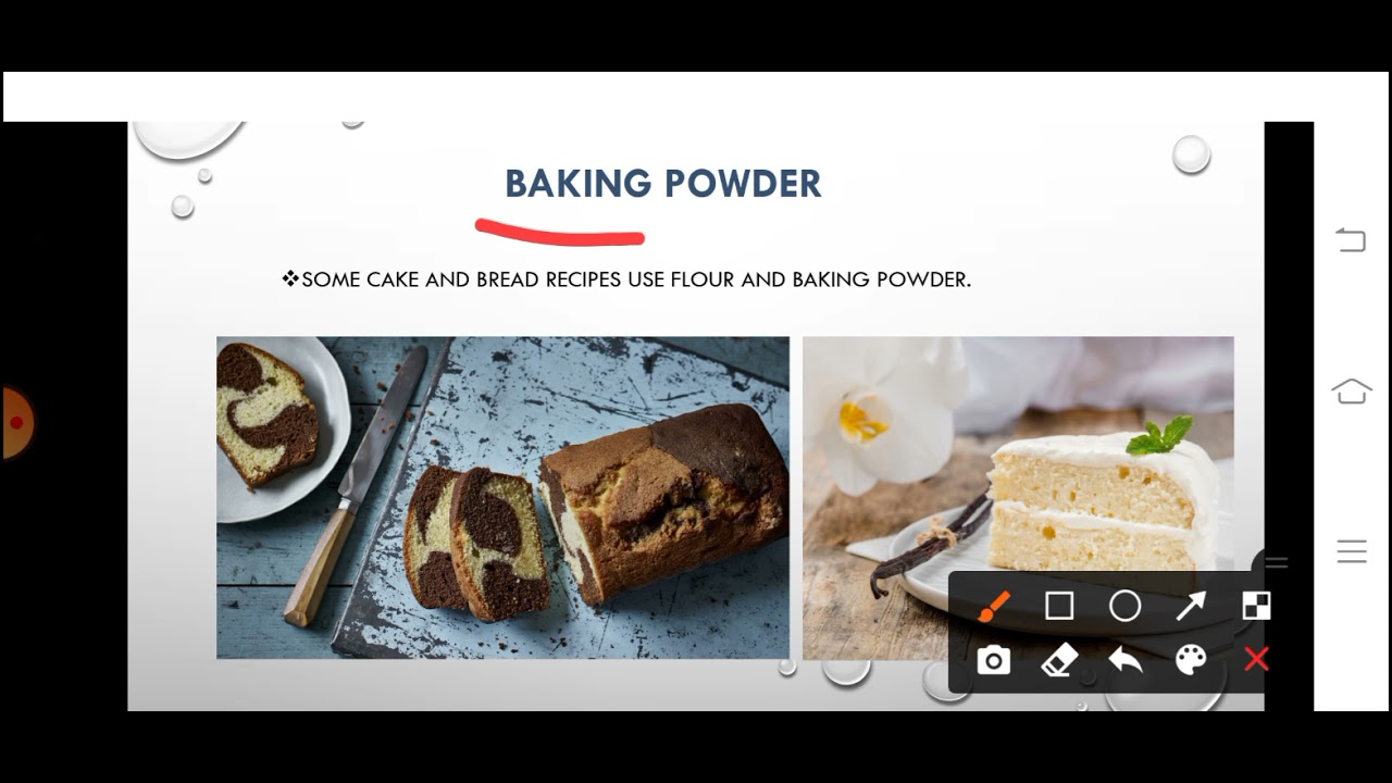 Baking powder| How baking powder works in bread or cake recipes| - YouTube