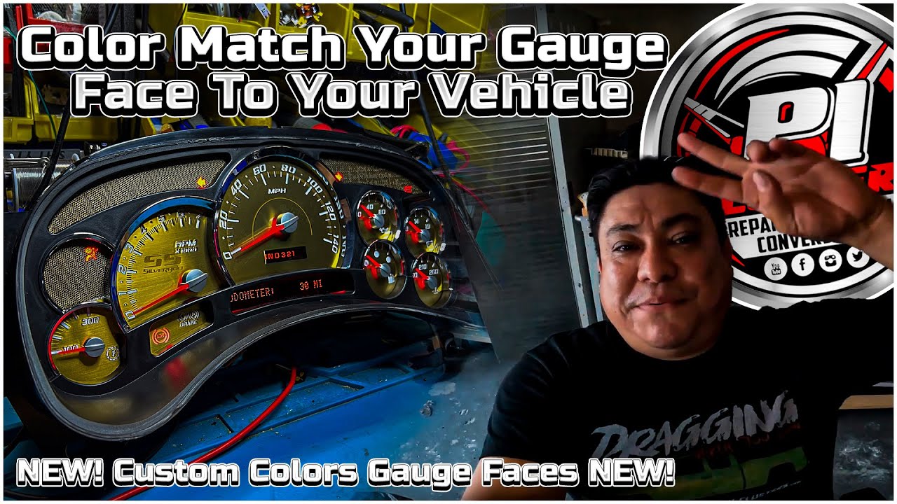 NEW! 140 MPH Clusters with Custom Colors Gauge Faces | PICLUSTERS - YouTube