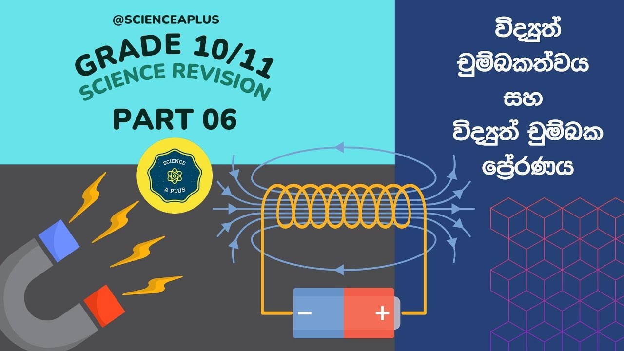 Part 6 - O/L Science Physics Revision - Grade 10, Grade 11 - චුම්භකත්වය ...
