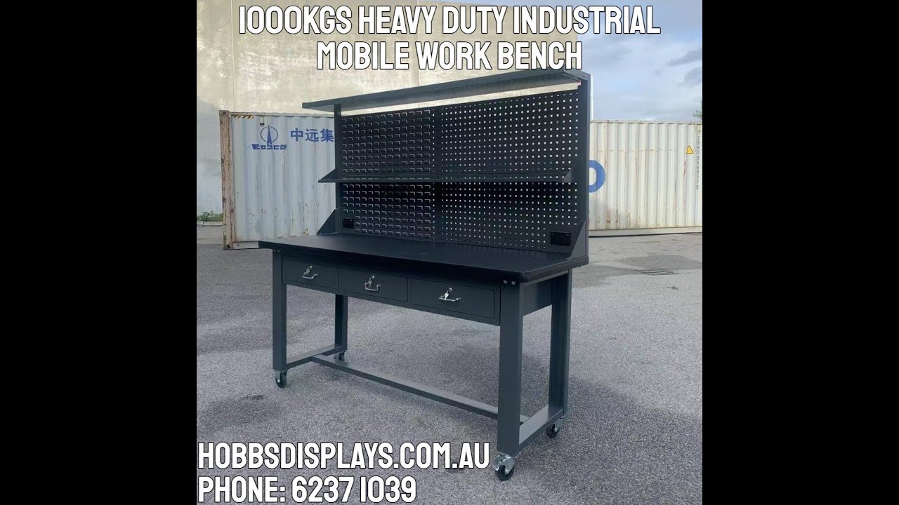 How to assemble Industrial Work Bench? - YouTube