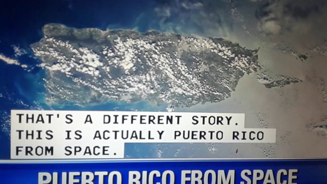 Puerto Rico from space - YouTube