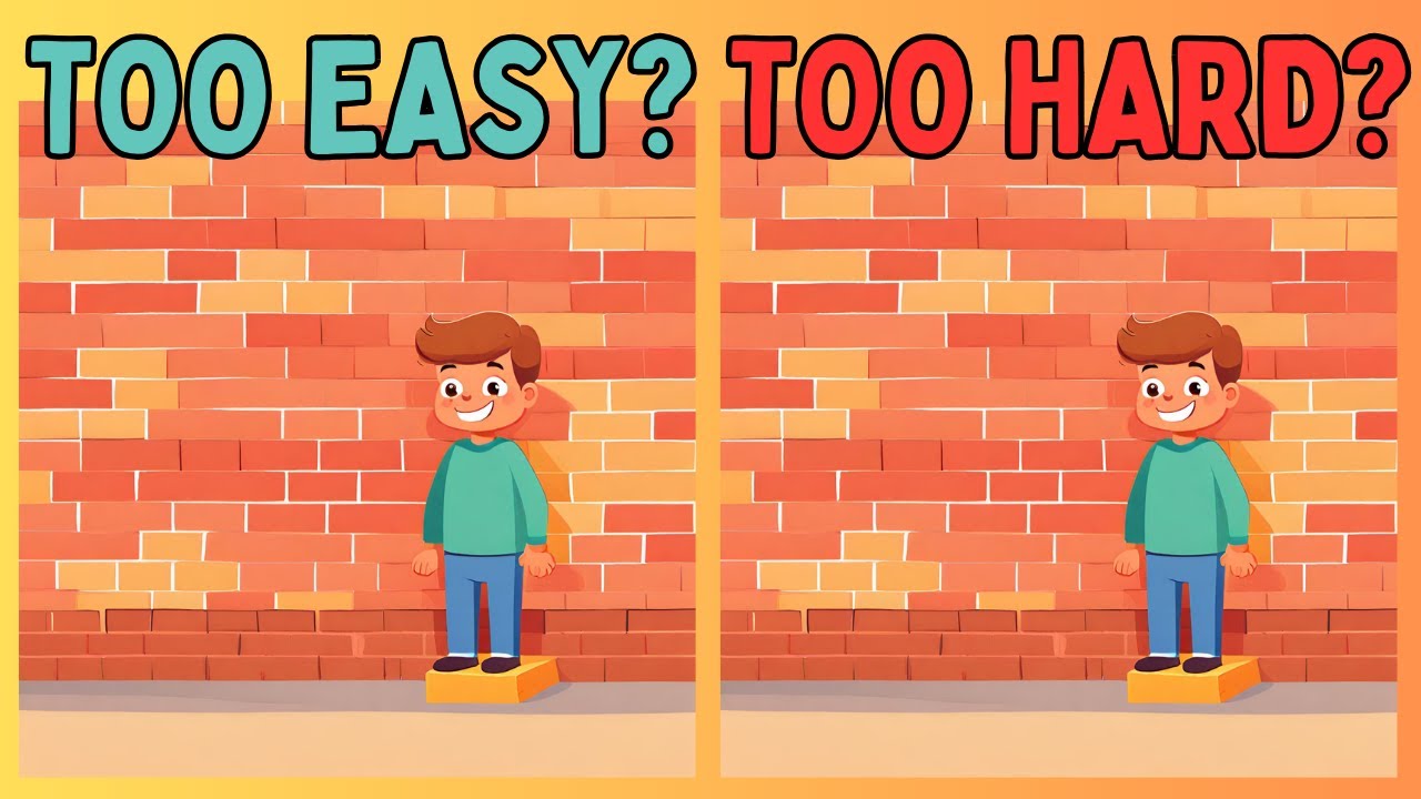 TOO EASY? TOO HARD? QUIZ Spot the difference! - YouTube