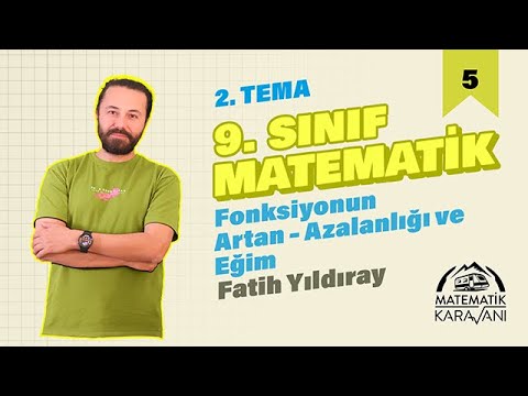 Fonksiyonun Artan – Azalanlığı ve Eğim | 9. Sınıf Matematik | Maarif Modeli
