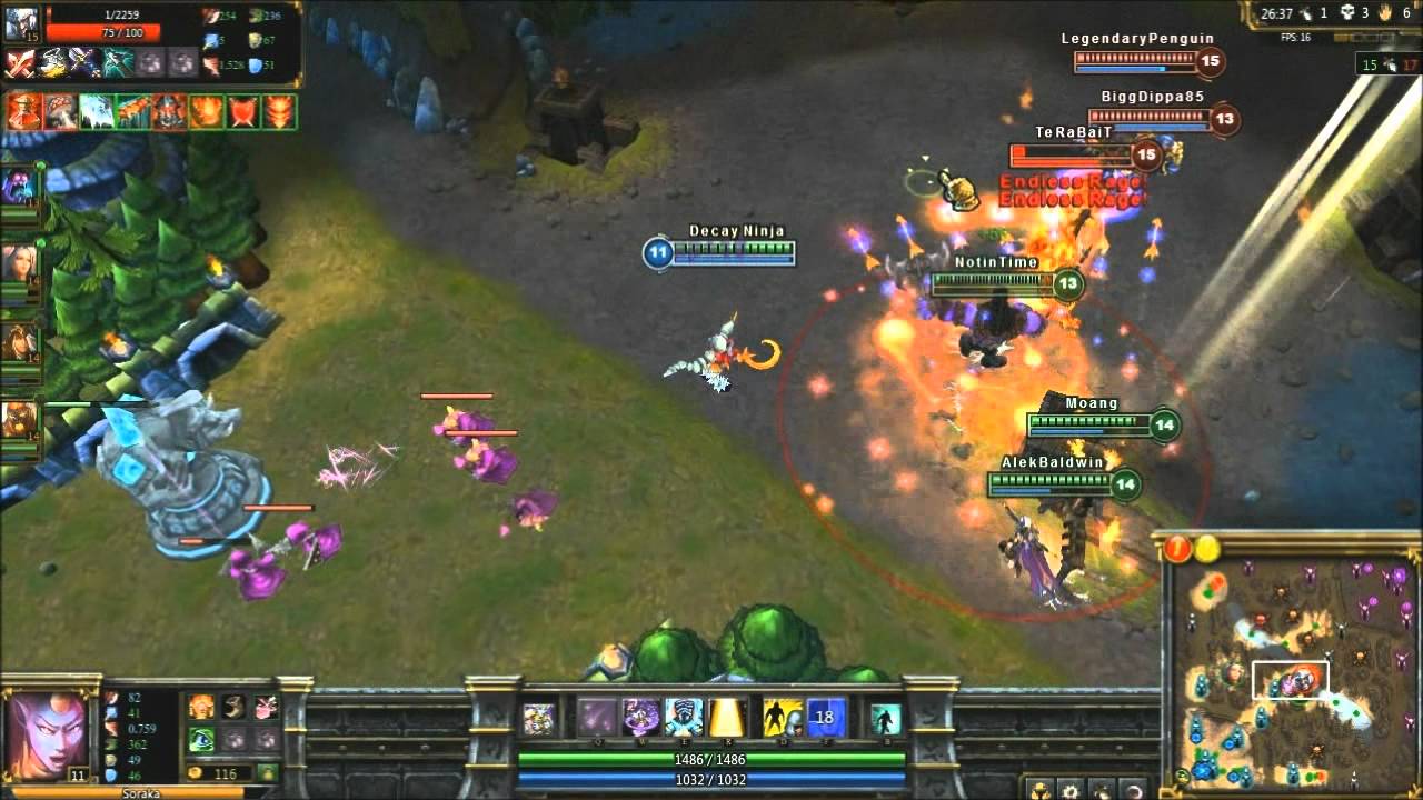 Decay Ninja: Commentary-Ranked LoL Ep.6 [Soraka] - YouTube