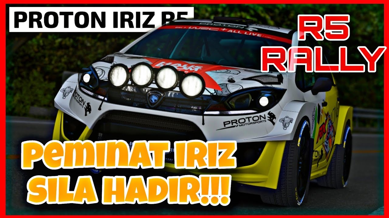 PROTON IRIZ R5 RALLY SPEC in the game!!! - assetto corsa - YouTube