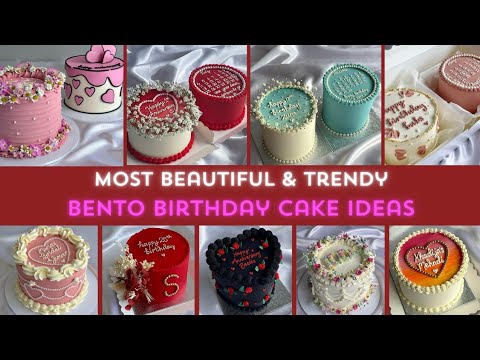 Simple & Beautiful Mini Bento Cakes | Bento Cake Designs | Bento Cake ...