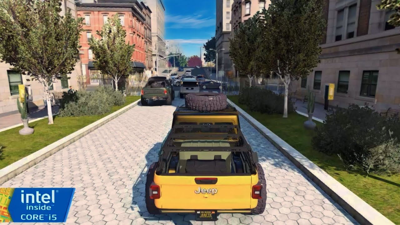 Crazy Convoy Jeep Gladiator F9 - GTA 5 | Gameplay - YouTube