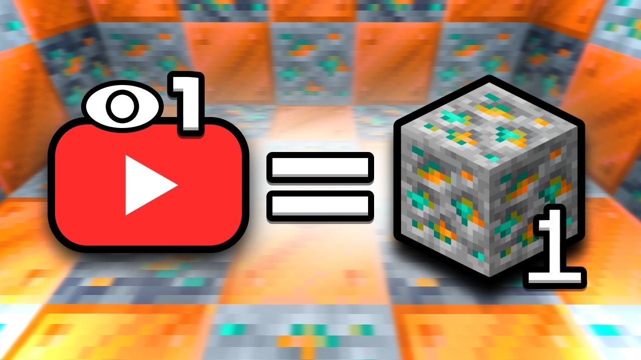 For Every Viewer, I'll Mine A Block Of Copper Ore - YouTube