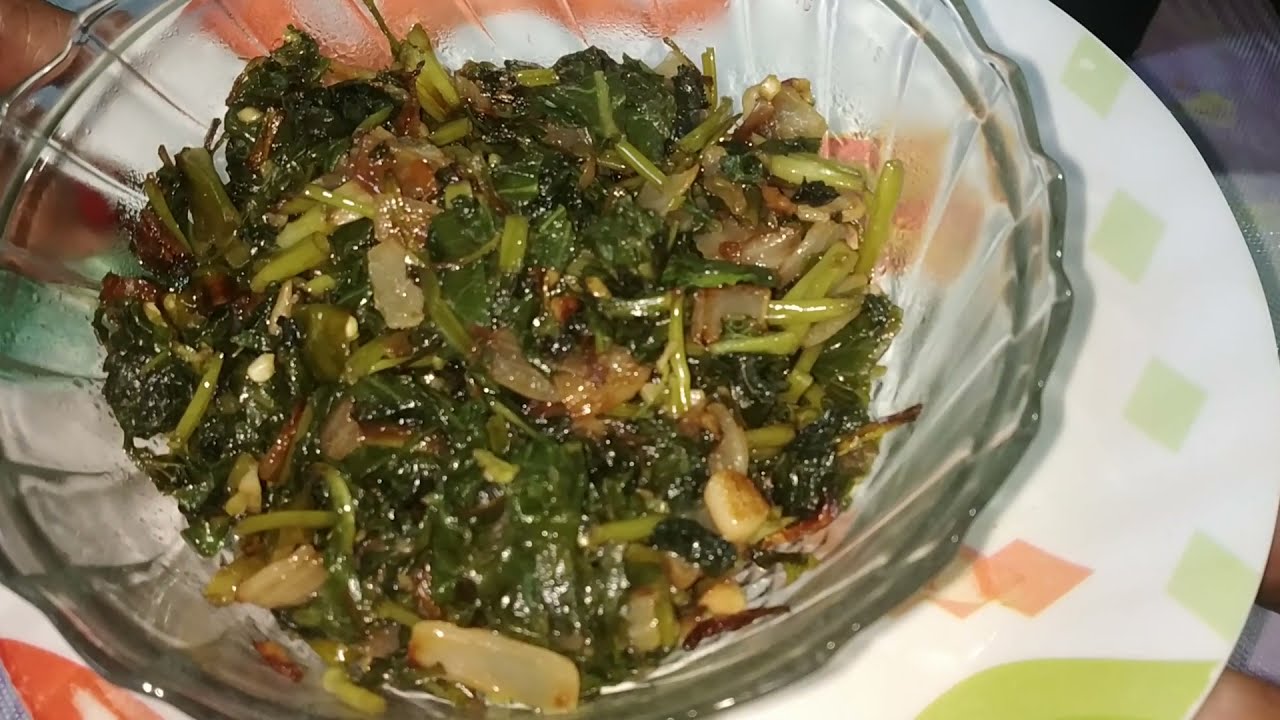 Karemua ka saag | Nari ka saag | Water spinach recipe - YouTube