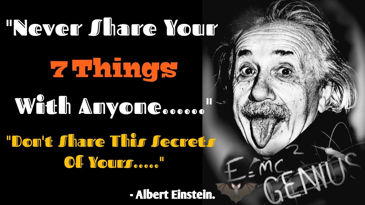 Never Share Your 7 Things With Anyone...|Don't Share This Secrets Of ...