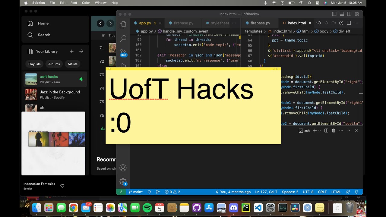 UofT hacks | Sam's Vlogs ep. 3 - YouTube