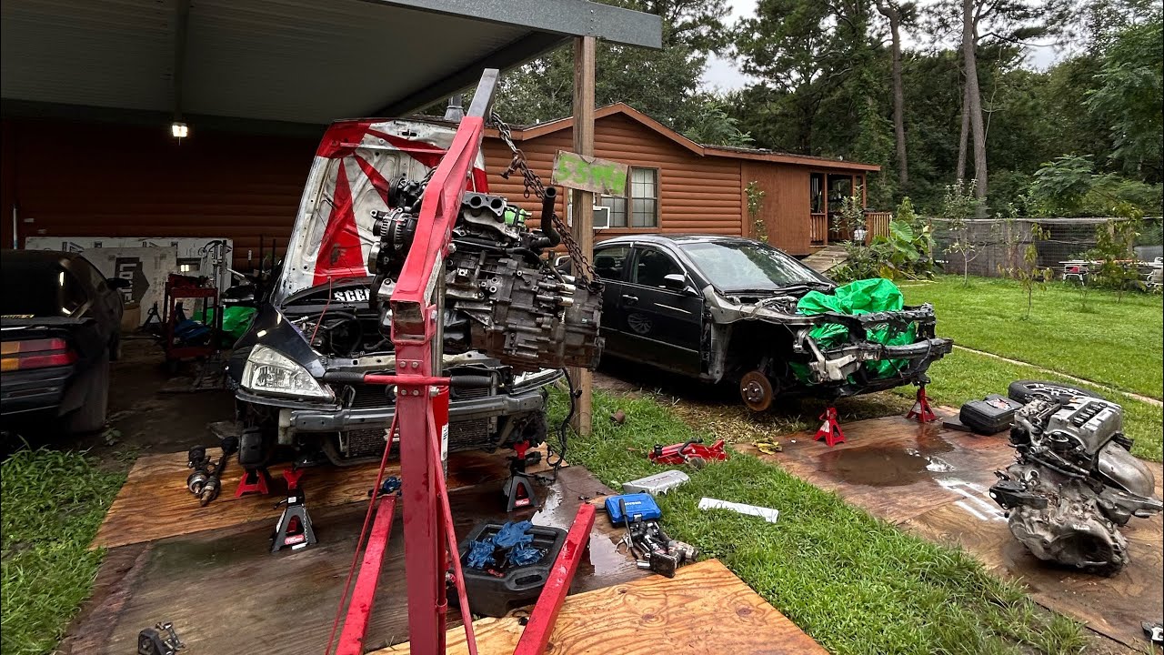 GETTING BOTH CARS READY FOR SWAPPING!! (Manual swapping my 7th gen ...