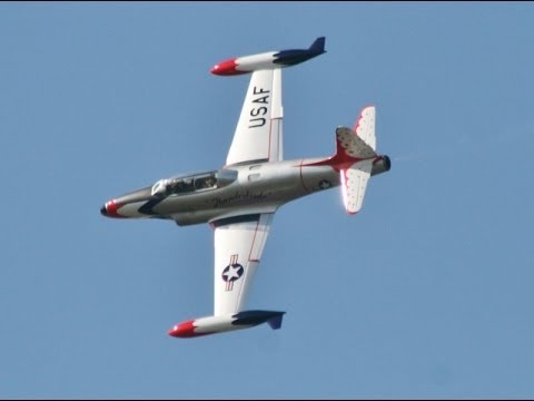 LARGE SCALE RC LOCKHEED T-33 SHOOTING STAR - MICK BURRELL AT BARKSTON ...