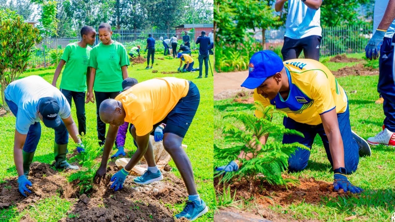 #BaccoTheBestOf🇷🇼vs🇧🇮: Rubingisa Pudence yitabiriye umuganda udasanzwe ...