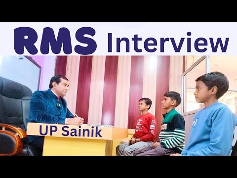 Military school interview | Up Sainik school lucknow interview | RMS ...