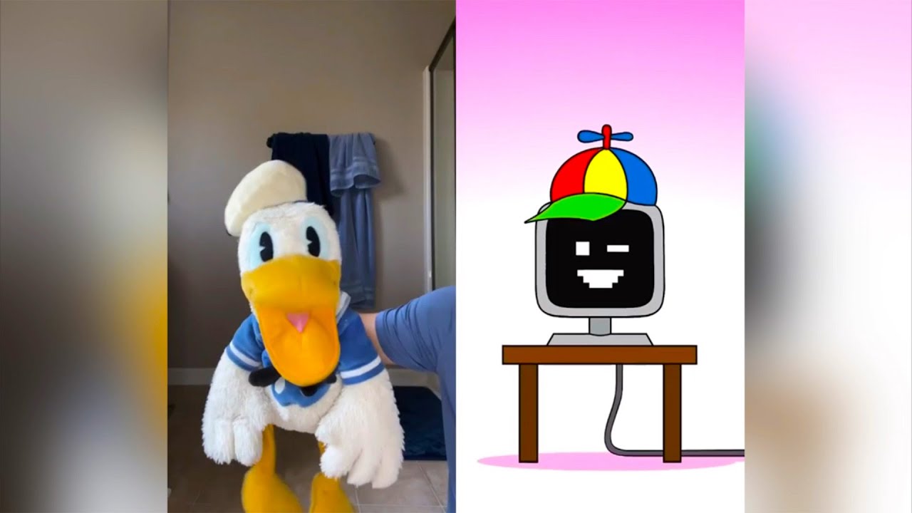 Donald Ducc REACTS To SPRUNKI TikToks! 35 (DO NOT BE SCARED CHALLENGE ...