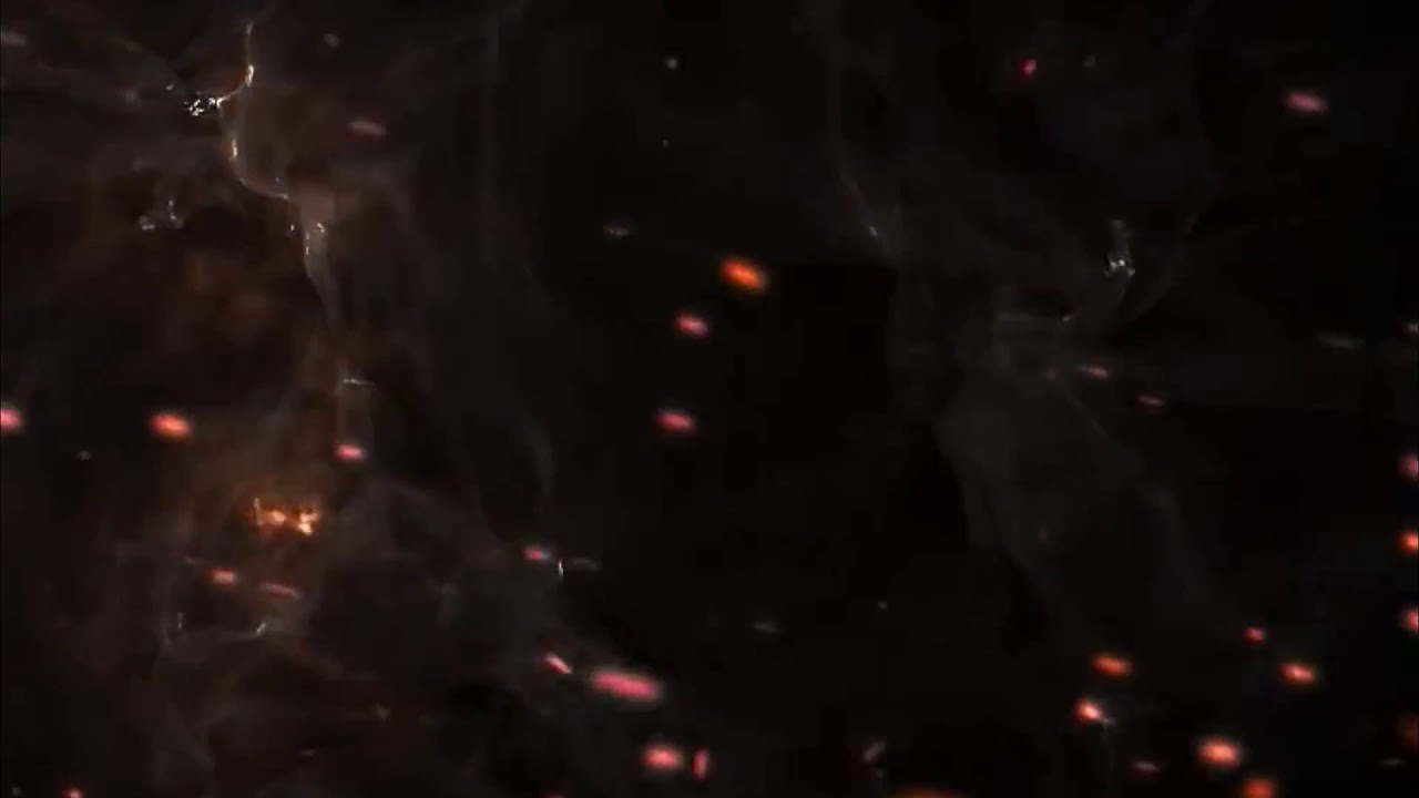 fire dust particles animation background vfx footage - YouTube
