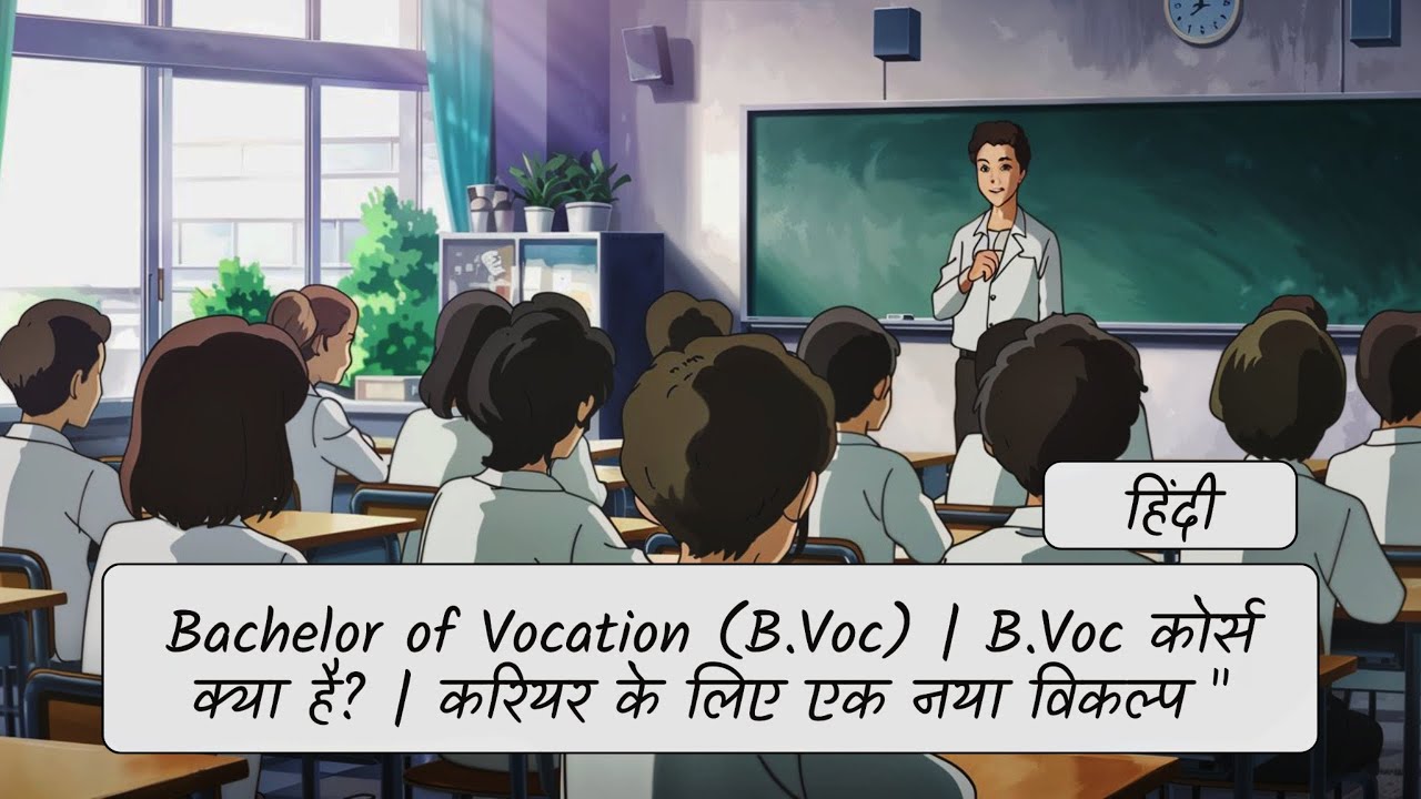 "Bachelor of Vocation (B.Voc) | Complete Guide to Career-Oriented ...