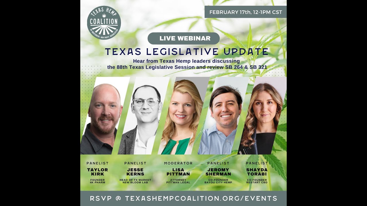 Texas Legislative Update Webinar - YouTube